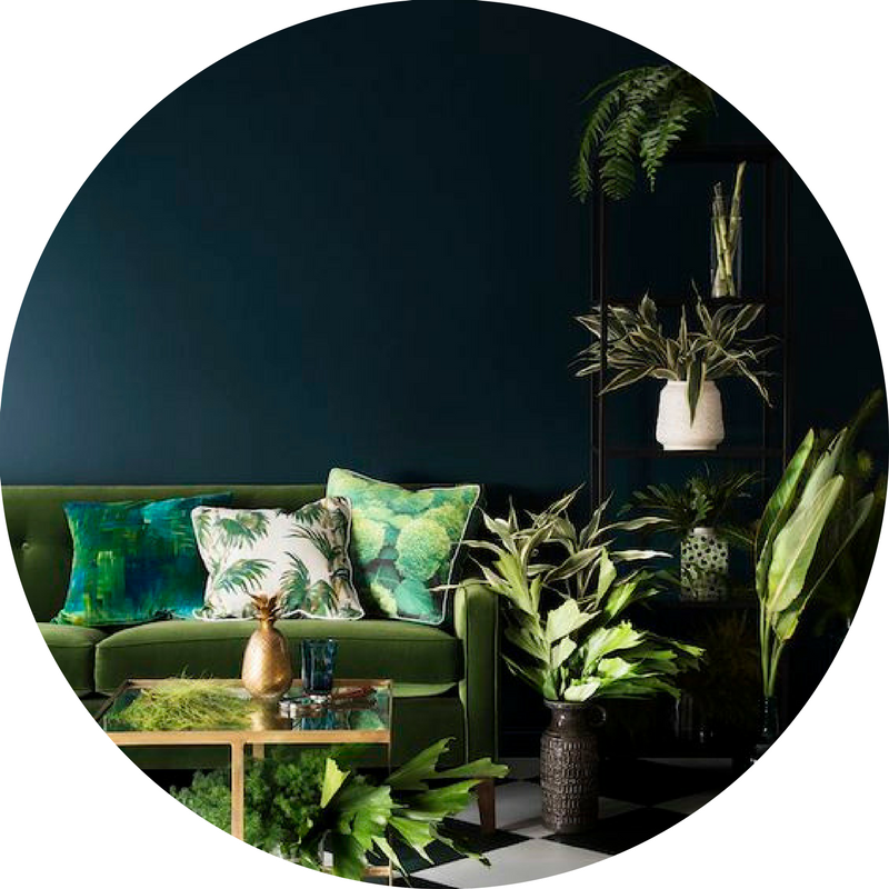 Sofas Inspired by Pantone Greenery - Showit Blog